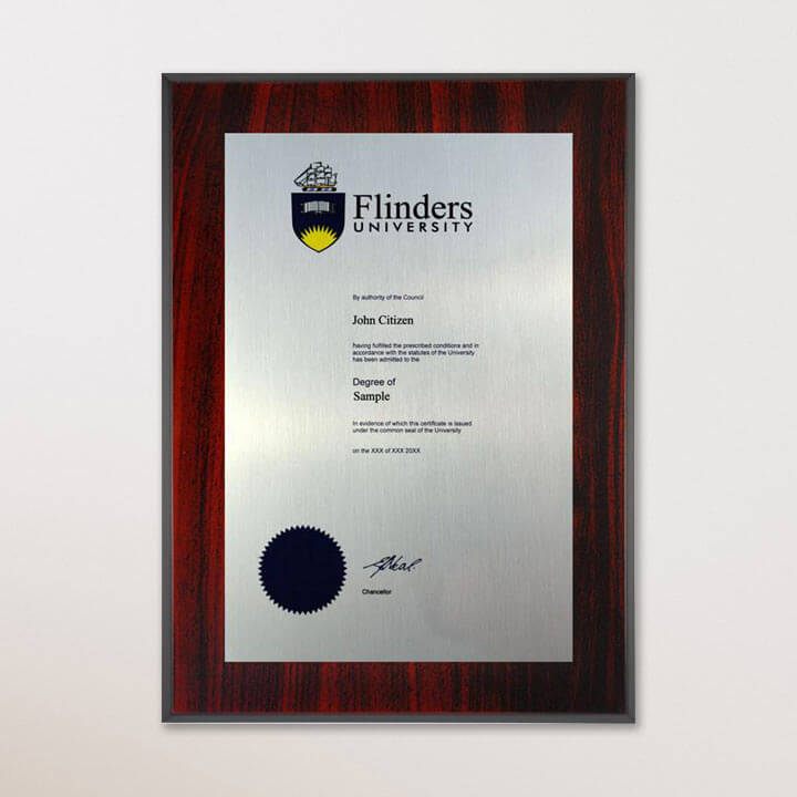 Certificate and University Degree Plaques – R & J Framing and Plaques
